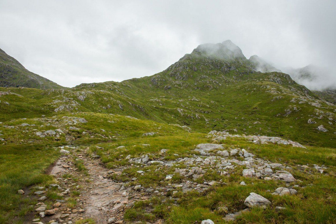 Hiking the Kintail Saddle in Scotland