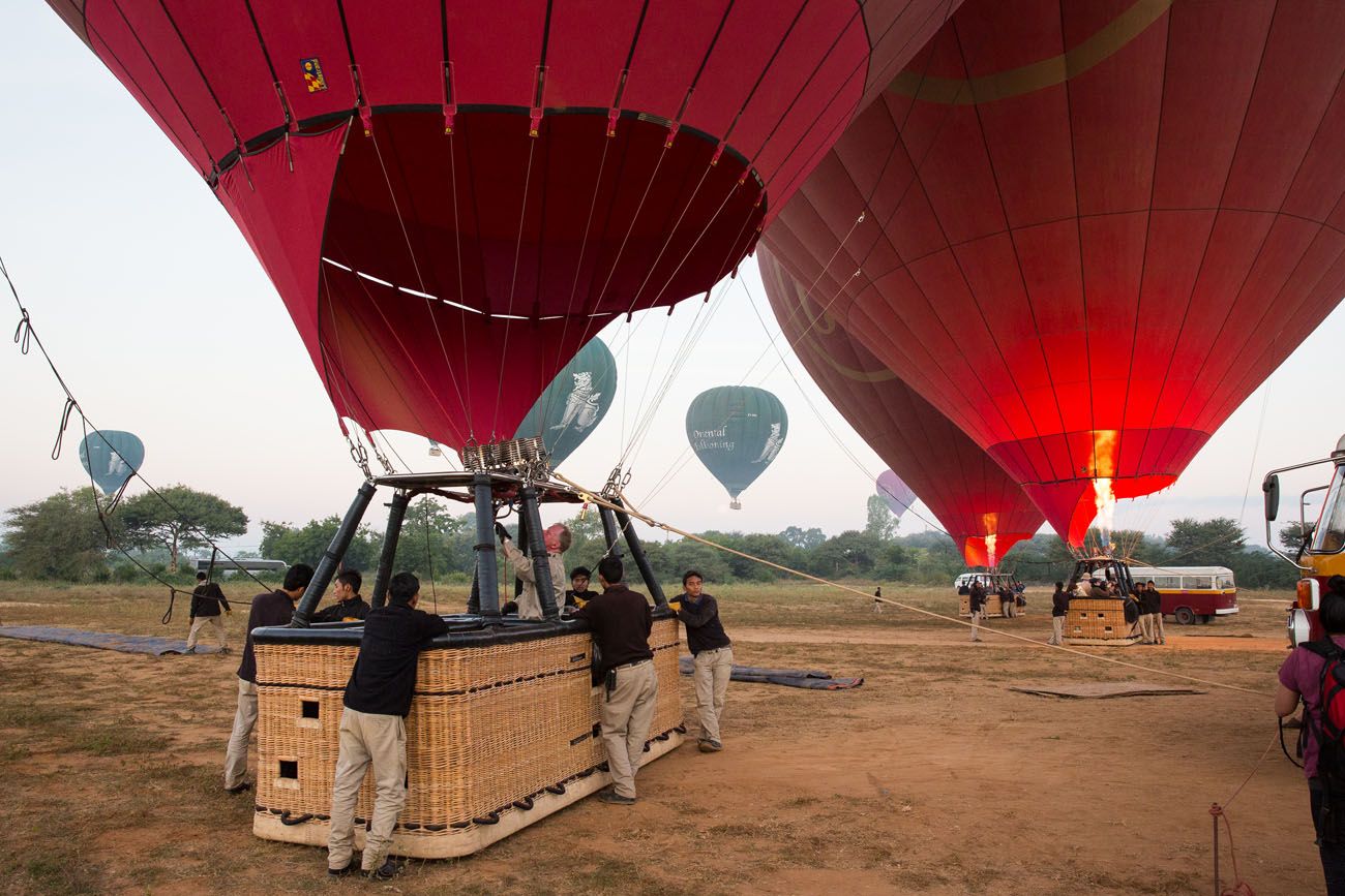 A Hot Air Balloon Ride Over Bagan, Myanmar | Earth Trekkers