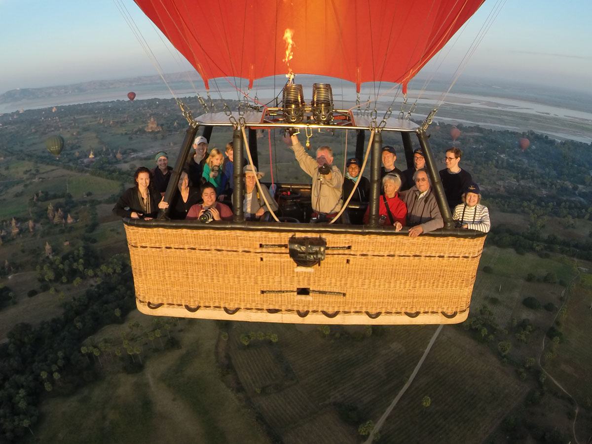 A Hot Air Balloon Ride Over Bagan, Myanmar | Earth Trekkers