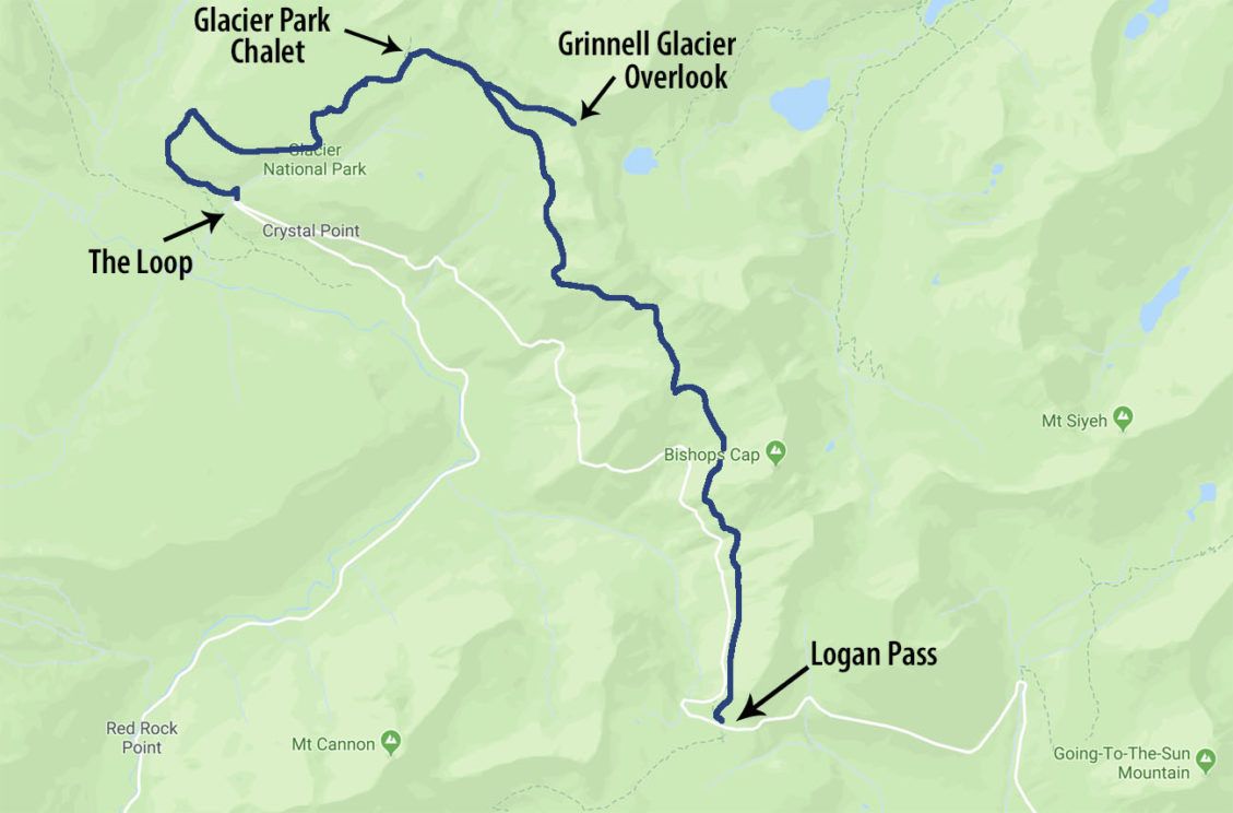 Highline Trail (Logan Pass to The Loop) | Glacier National Park