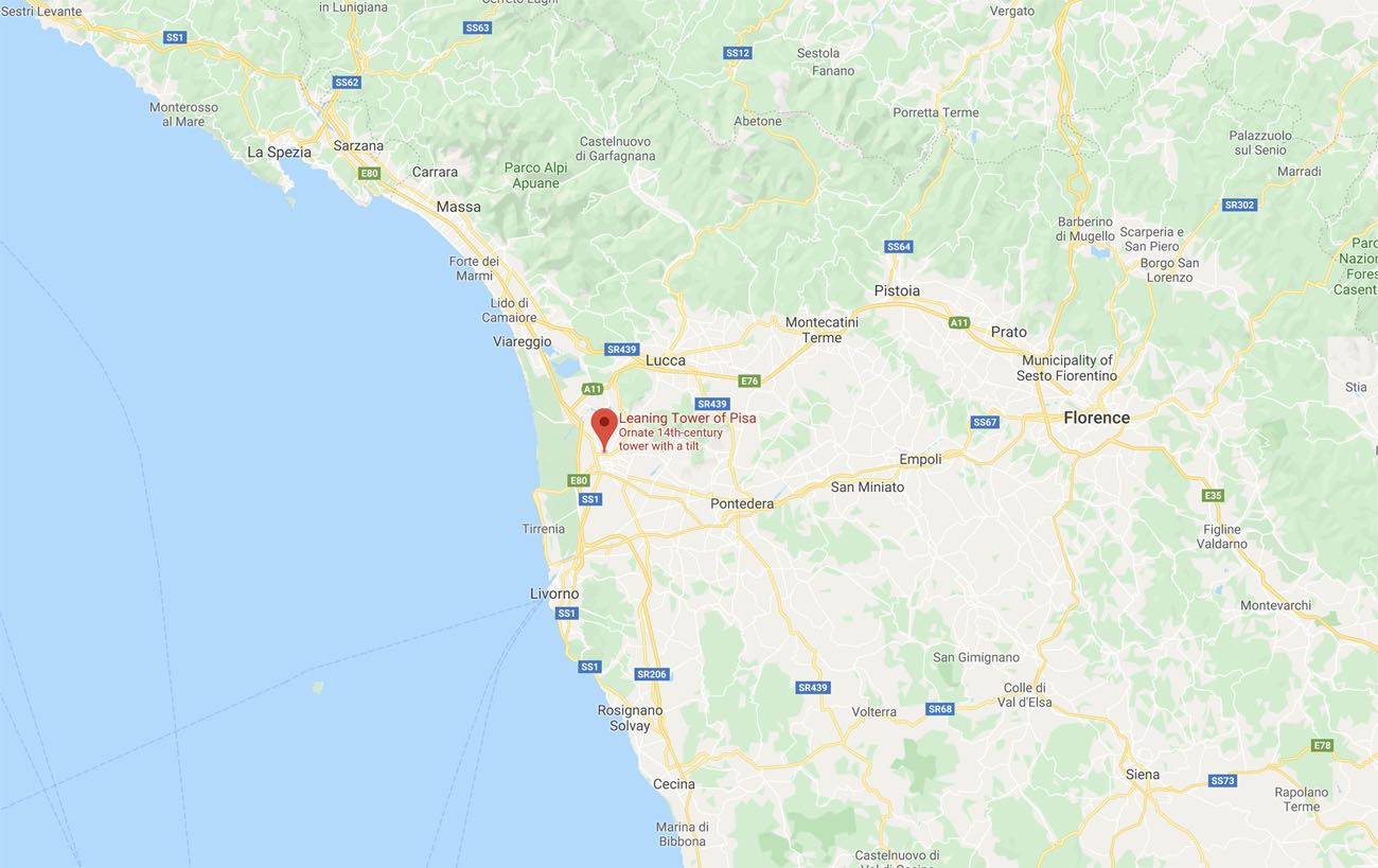 Tower Of Pisa Location