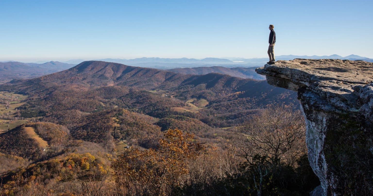 Hiking McAfee Knob on the Appalachian Trail
