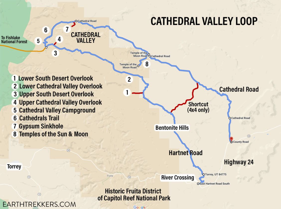Complete Guide to the Cathedral Valley Loop (+ Map & Best Route)