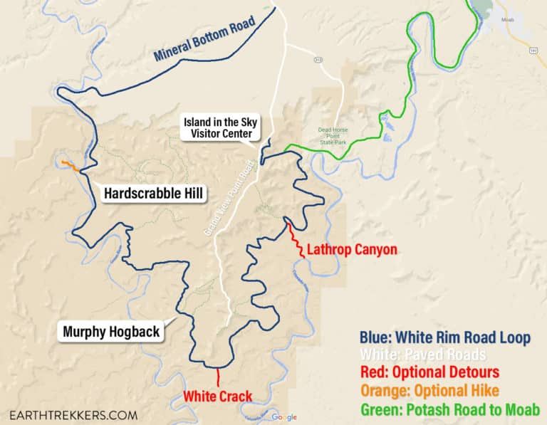 How to Drive the White Rim Road: Map, Photos & Driving Tips – Earth ...