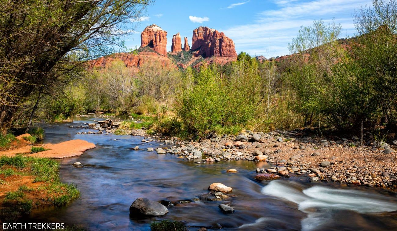 How to Photograph Cathedral Rock from the Crescent Moon Picnic Site