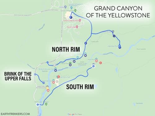 Grand Canyon of the Yellowstone: Maps, Best Photo Spots & Tips – Earth ...