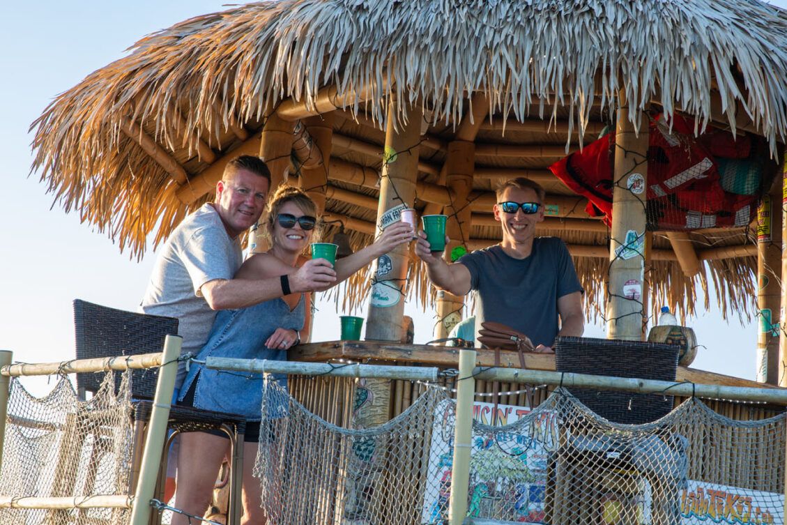 Cruising around Key West on a Floating Tiki Boat – Earth Trekkers