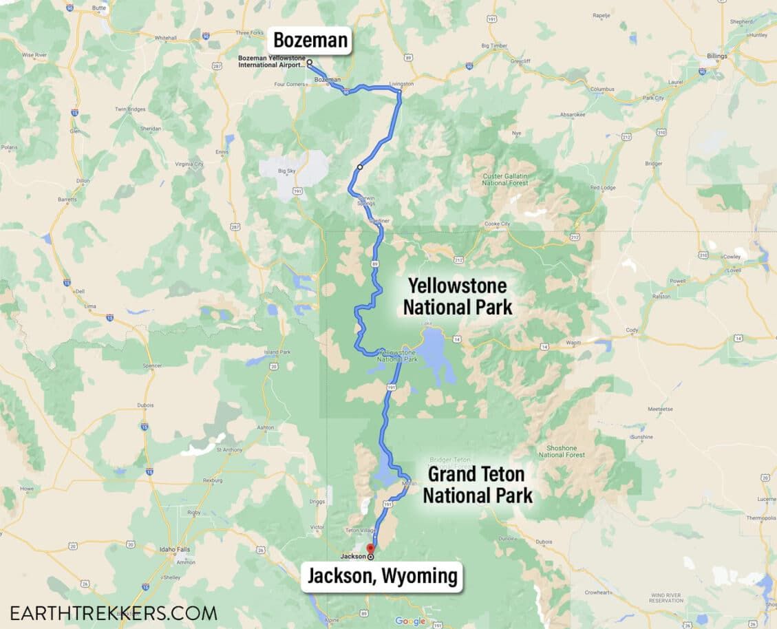 Yellowstone and Grand Teton Itinerary: Best Routes, Maps, & Photos ...