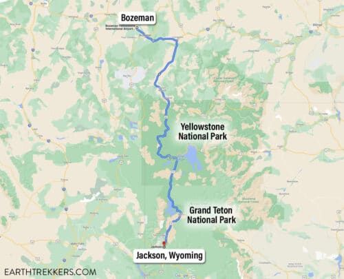 Yellowstone and Grand Teton Itinerary: Best Routes, Maps, & Photos ...