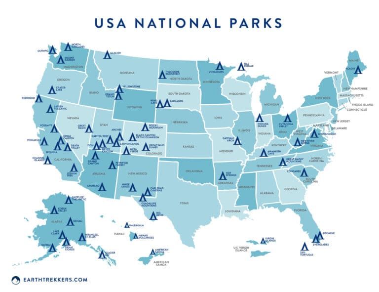 The Ultimate Guide to the 63 US National Parks – Earth Trekkers