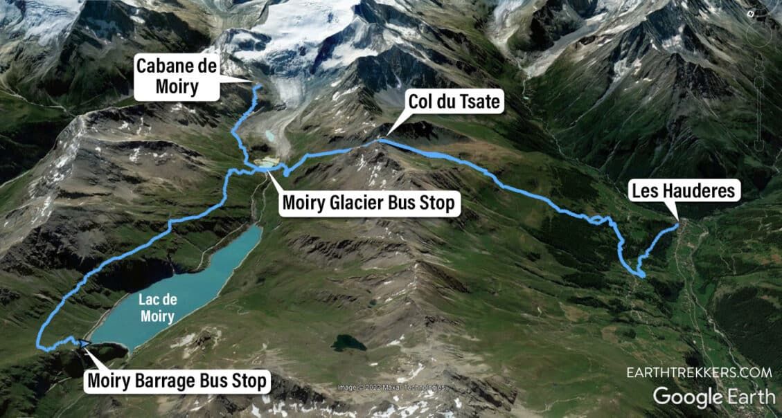 Walker's Haute Route Stage 9: Les Haudères to Lac de Moiry