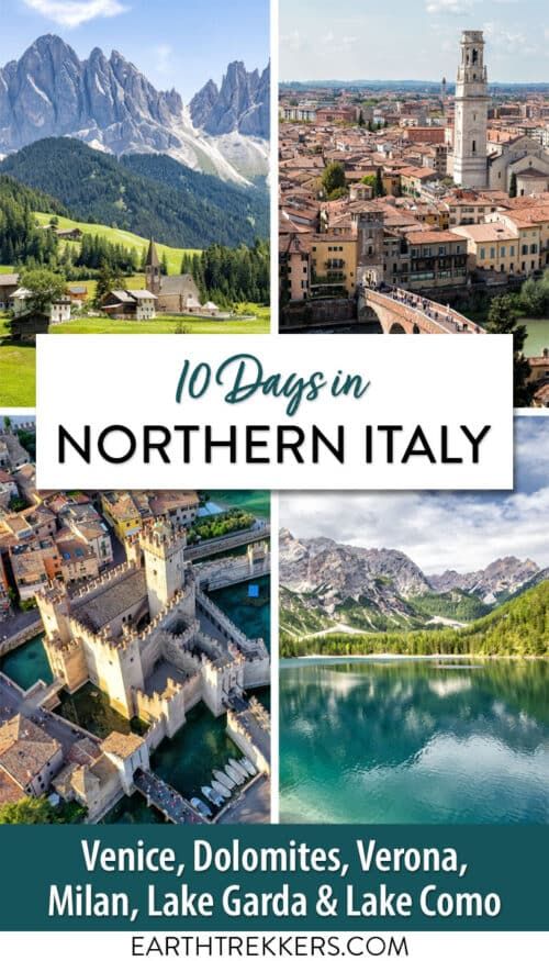10 Day Northern Italy Itinerary (Dolomites, Venice & Lake Como)