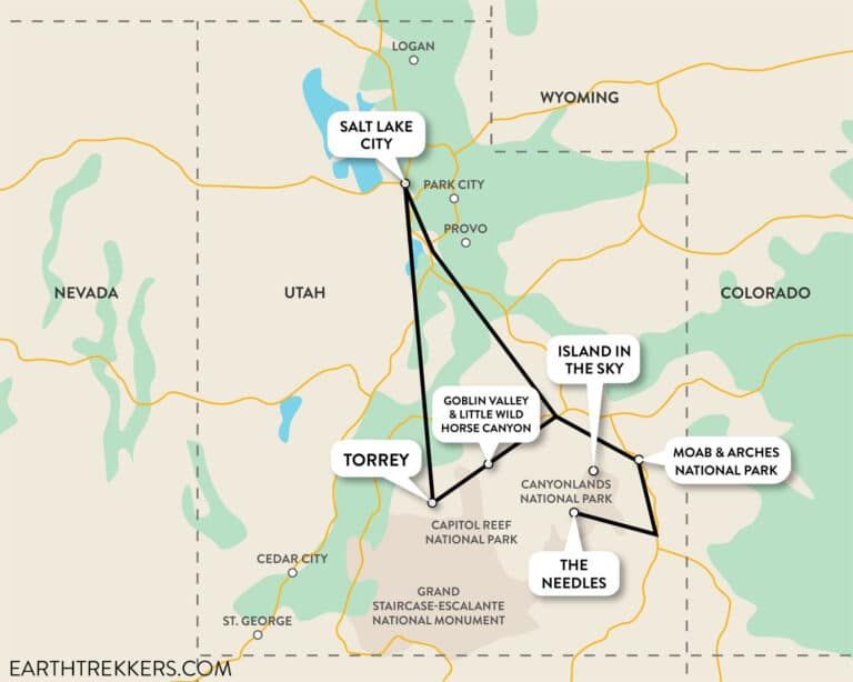Arches Canyonlands And Capitol Reef 7 To 10 Day Road Trip Itinerary