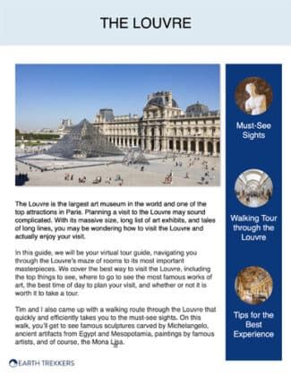 How to Visit the Louvre Quickly & Efficiently (+ Printable Walking Tour ...