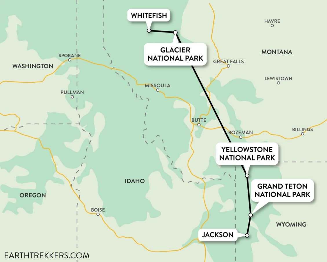 Grand Teton, Yellowstone and Glacier National Parks: 10 Day Road Trip ...